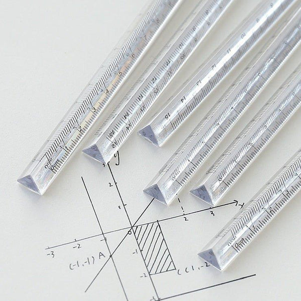 Transparent Multi-Function Triangle Ruler - High-Quality, Unique Design ...