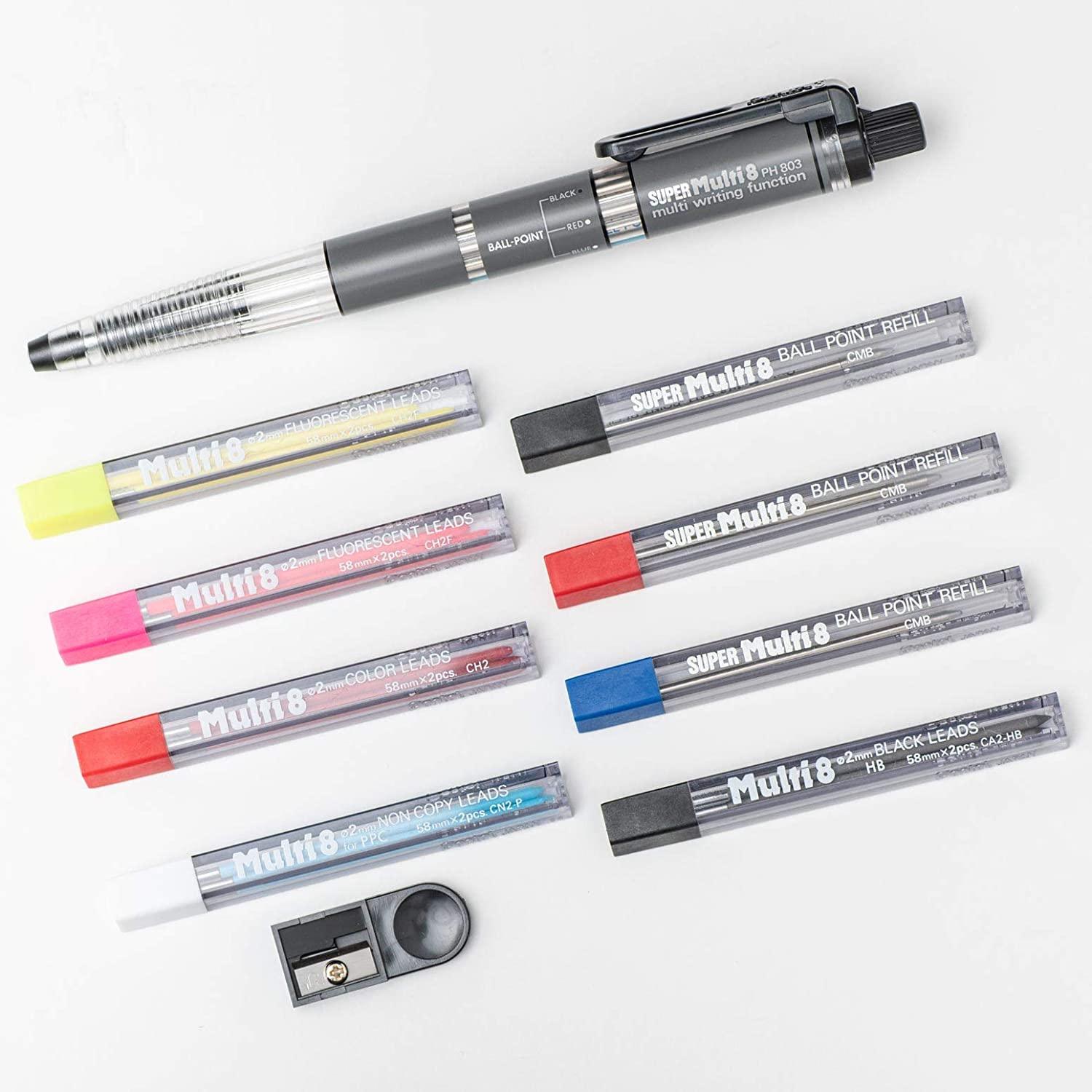 Pentel Super Multi 8 PH803ST 0.7MM 8-color Pen Set – CHL-STORE