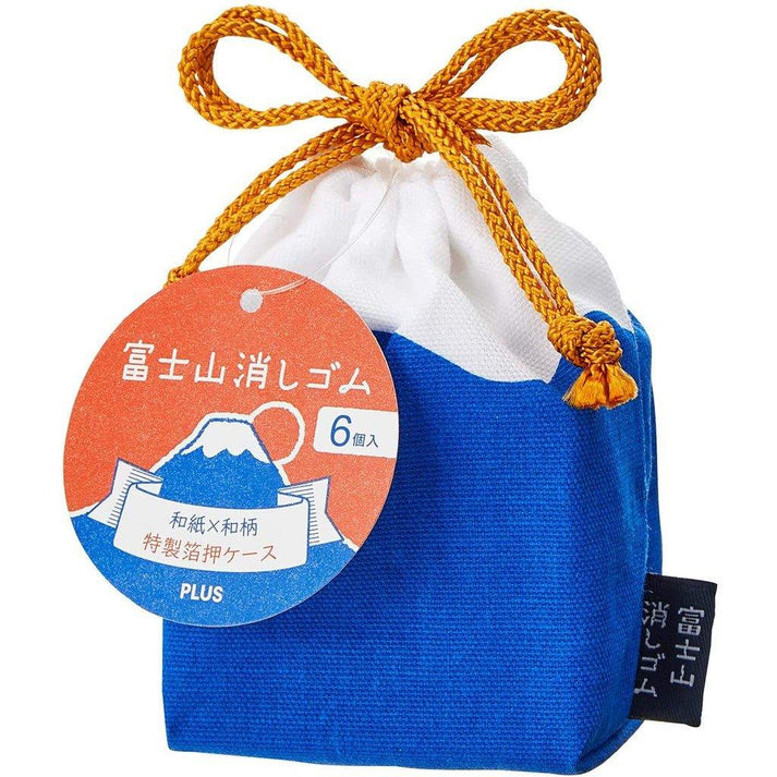 PLUS Limited Mount Fuji eraser Blue Fuji Red Fuji with Mount Fuji ...
